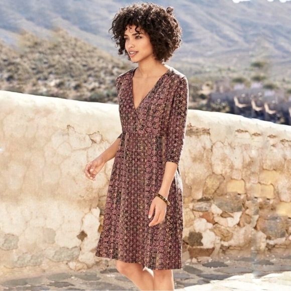 Peruvian Connection | Dresses | Peruvian Connection Margaux Surplice ...